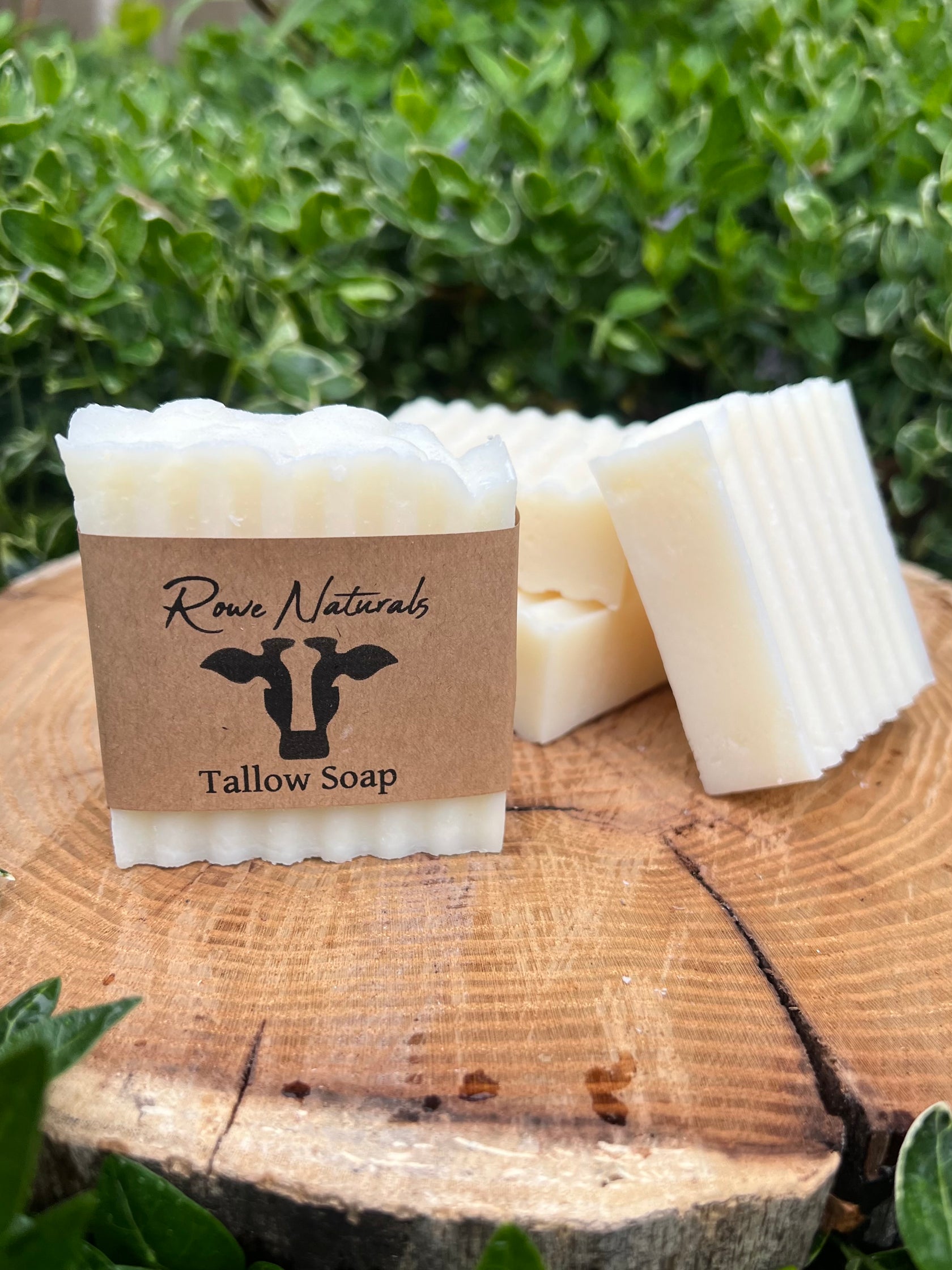 100% Grass-Fed Tallow Bar Soap – Rowe Naturals